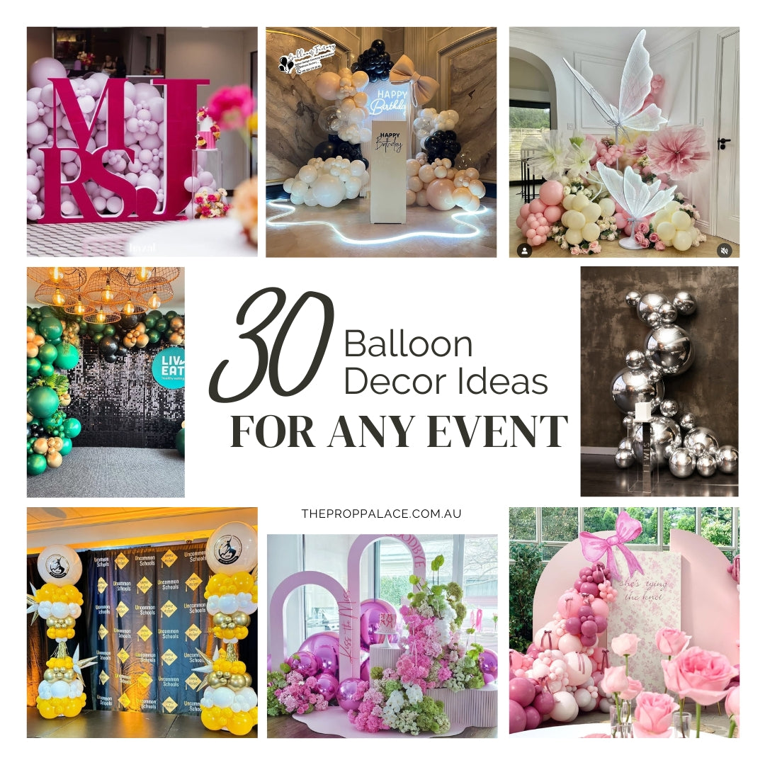 30 Balloon Decor Ideas to Elevate Your Event – The Prop Palace